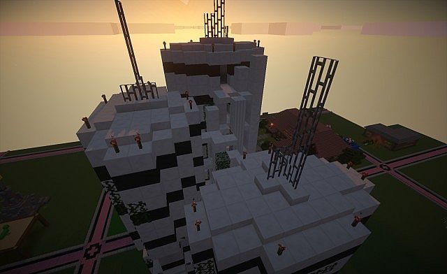 Futuristic tower type thing Minecraft Map