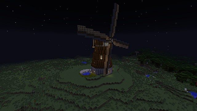 Giant Windmill Minecraft Map