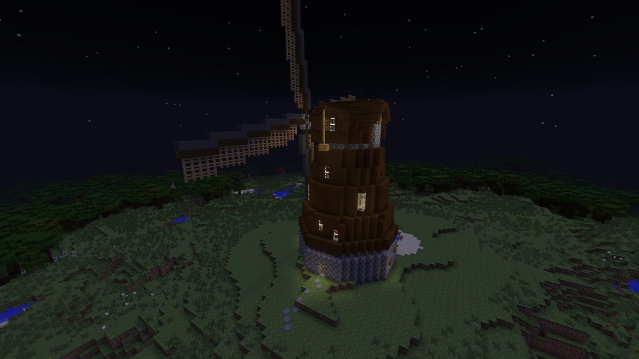 Giant Windmill Minecraft Map
