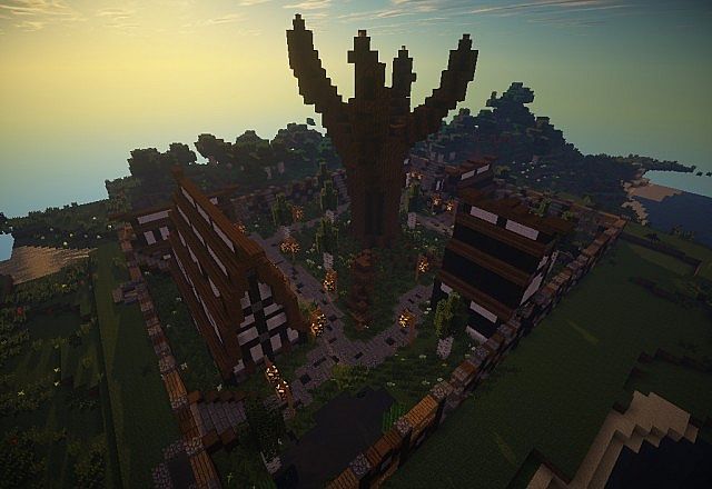 Simple Faction Spawn Minecraft Map