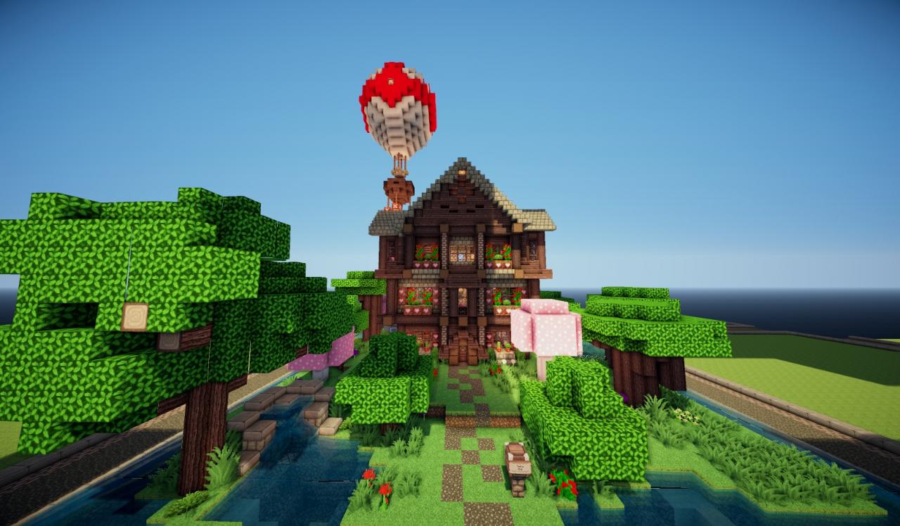 Tee* Cute House Build Minecraft Map