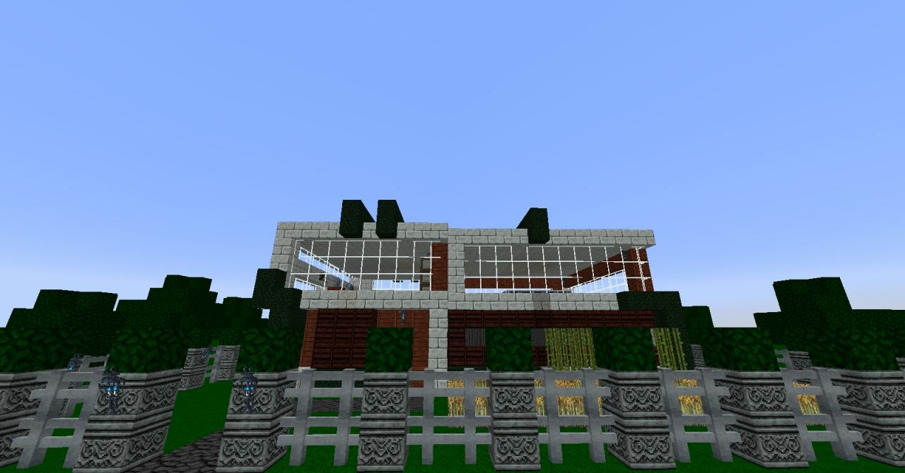 [-Iona-] [Modern House] -10 subs! Minecraft Map