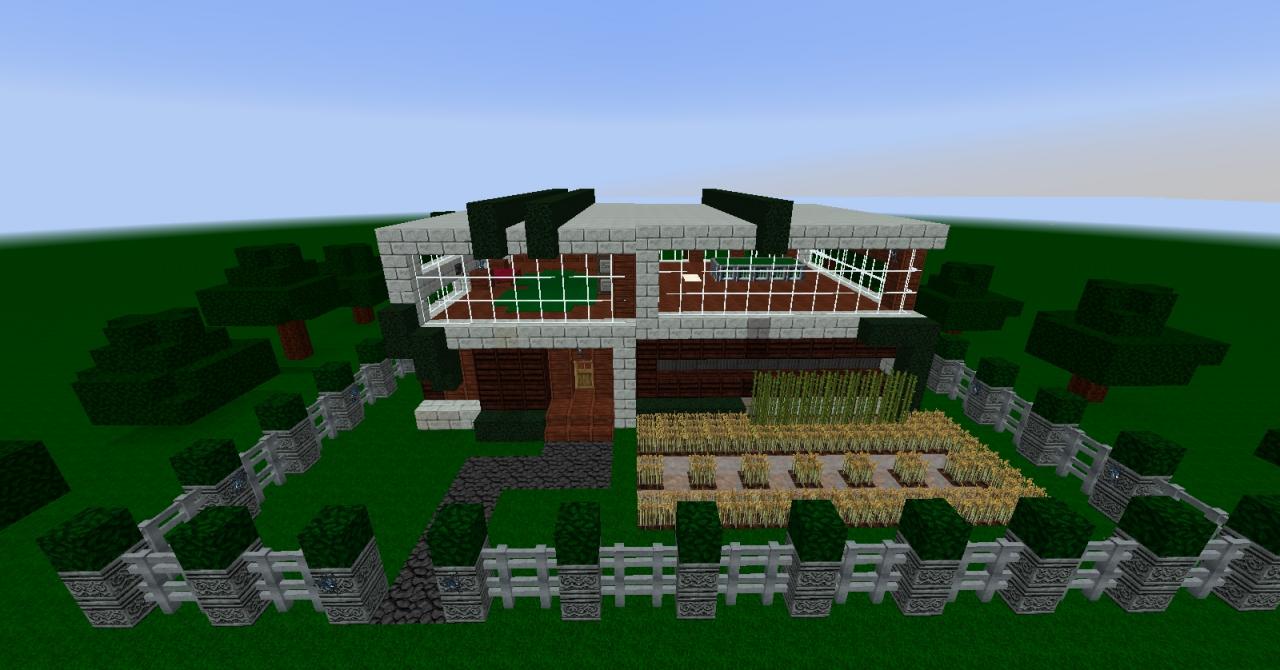 [-Iona-] [Modern House] -10 subs! Minecraft Map