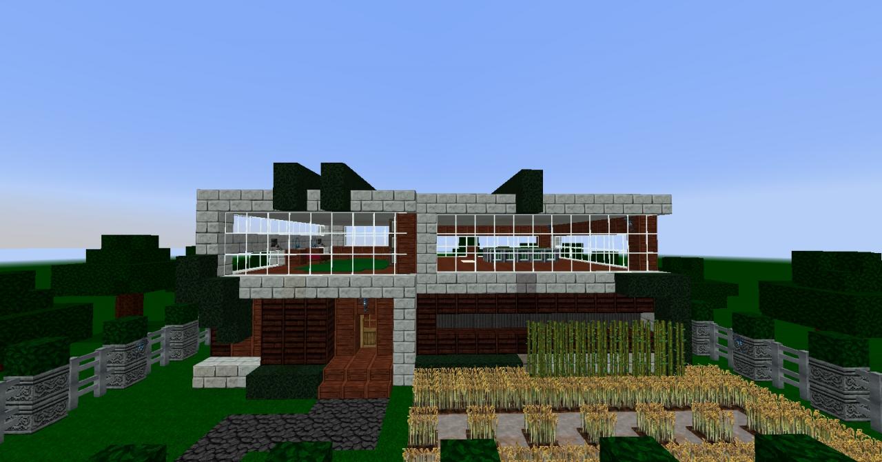 [-Iona-] [Modern House] -10 subs! Minecraft Map