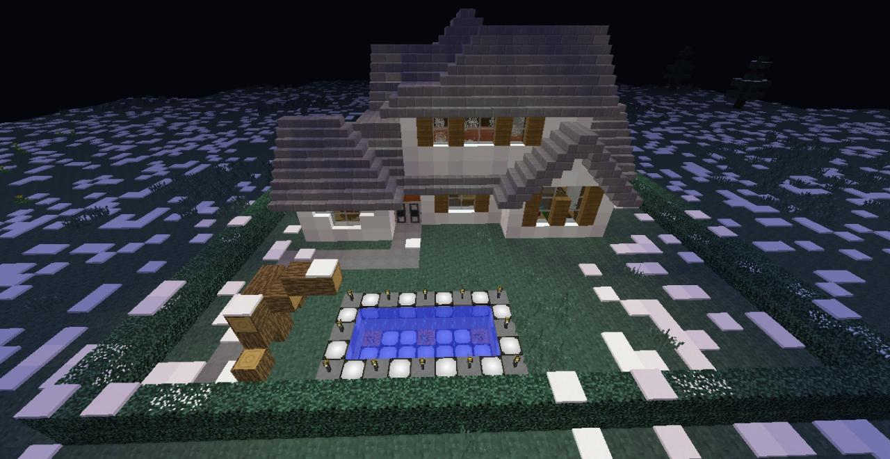 Small Suburban Mansion Minecraft Map