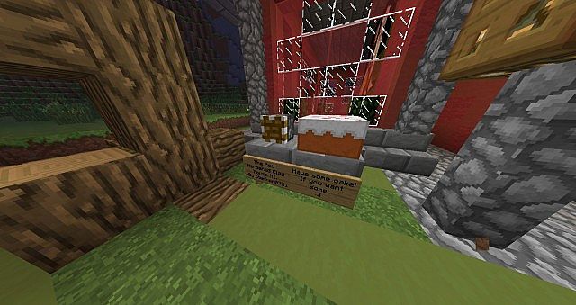 Red Hardened Clay House N1 Minecraft Map