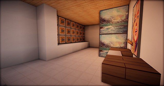 Cinema, gym and restaurant complex Minecraft Map