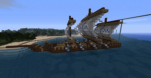 HMS Adventure Galley ( with schematic ) Minecraft Map