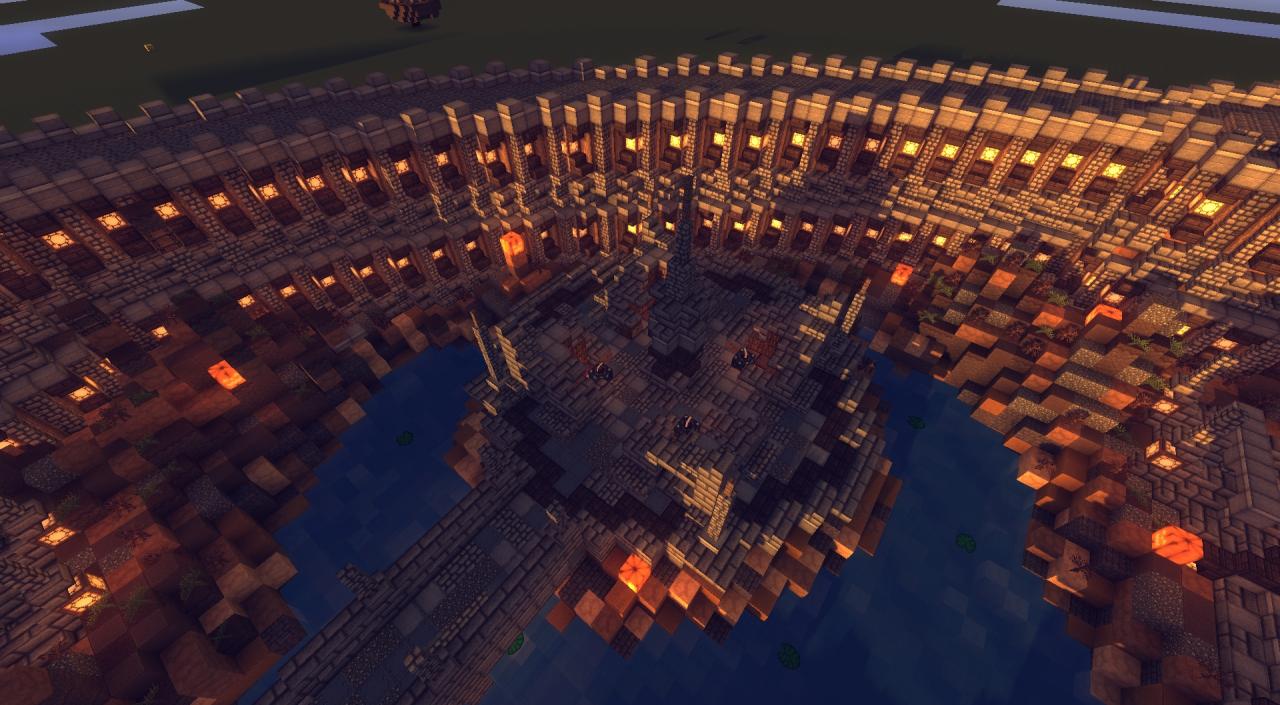 Halloween Themed Factions Spawn Minecraft Map