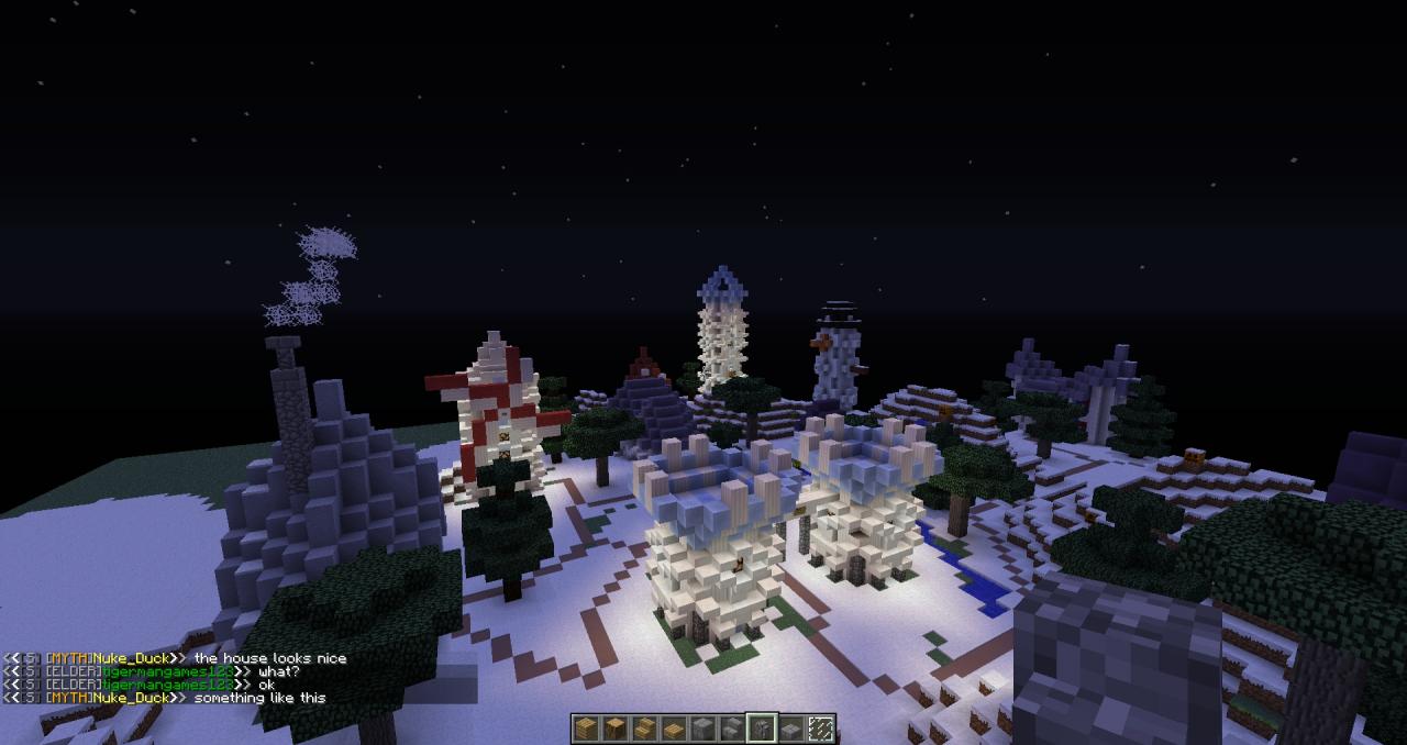 Snowy Build Minecraft Map