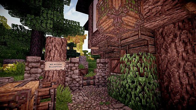 Tudor Style Merchant House Minecraft Map