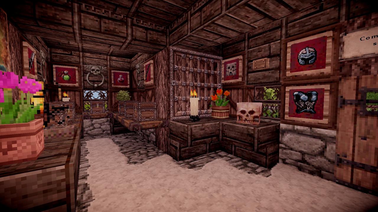 Tudor Style Merchant House Minecraft Map