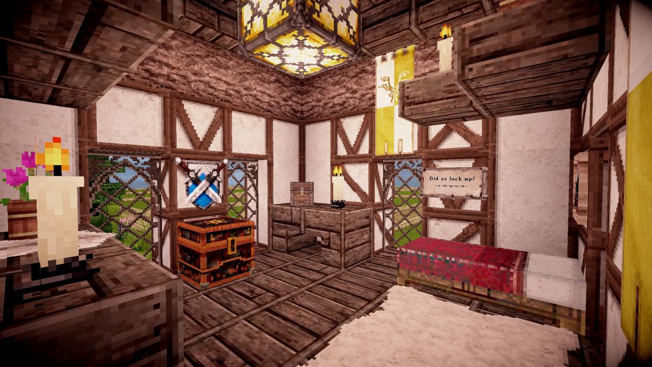 Tudor Style Merchant House Minecraft Map