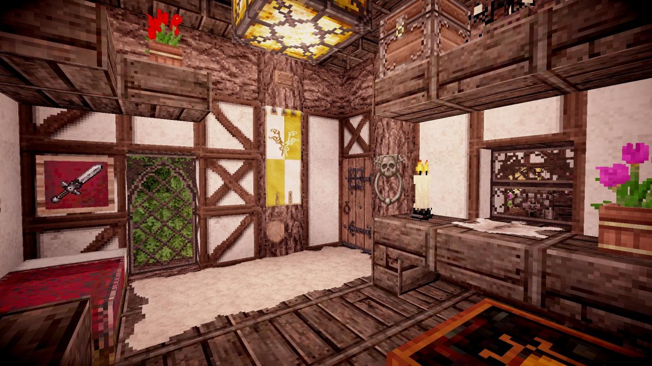 Tudor Style Merchant House Minecraft Map