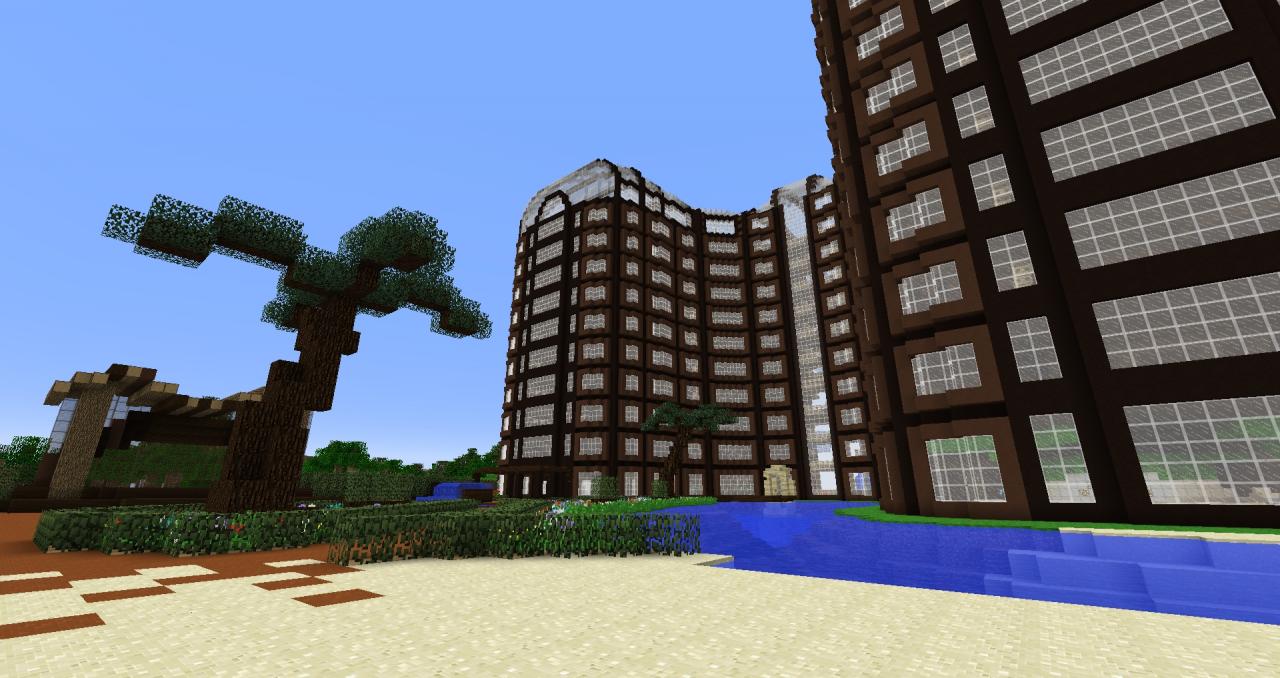 Let's Get Creative - Modern Hotel Minecraft Map