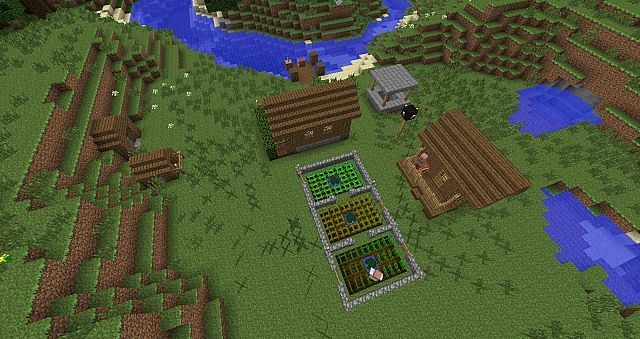 Small settlement Minecraft Map