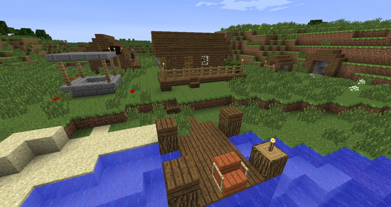 Small settlement Minecraft Map