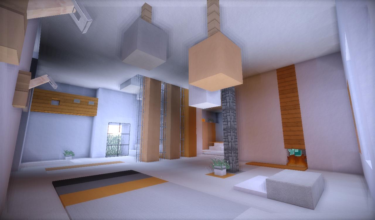 Tangerine | downtown Residence | Minimal Contempoary Minecraft Map