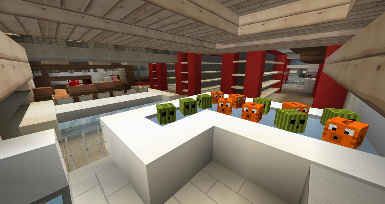 Modern Supermarket / Mini-market Minecraft Map