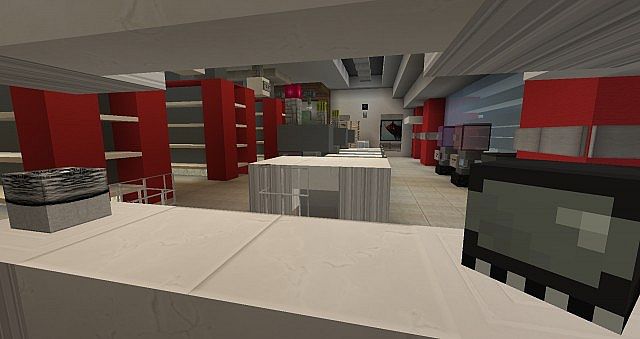 Modern Supermarket / Mini-market Minecraft Map