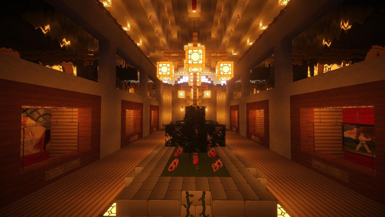 Cool sandstone temple mega-build Minecraft Map