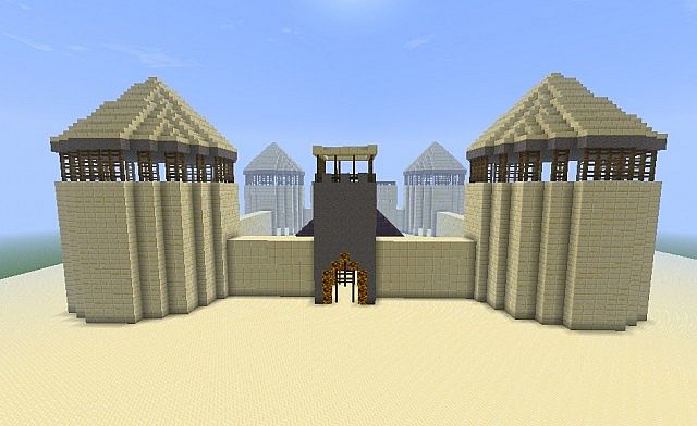 Desert Fortress Minecraft Map