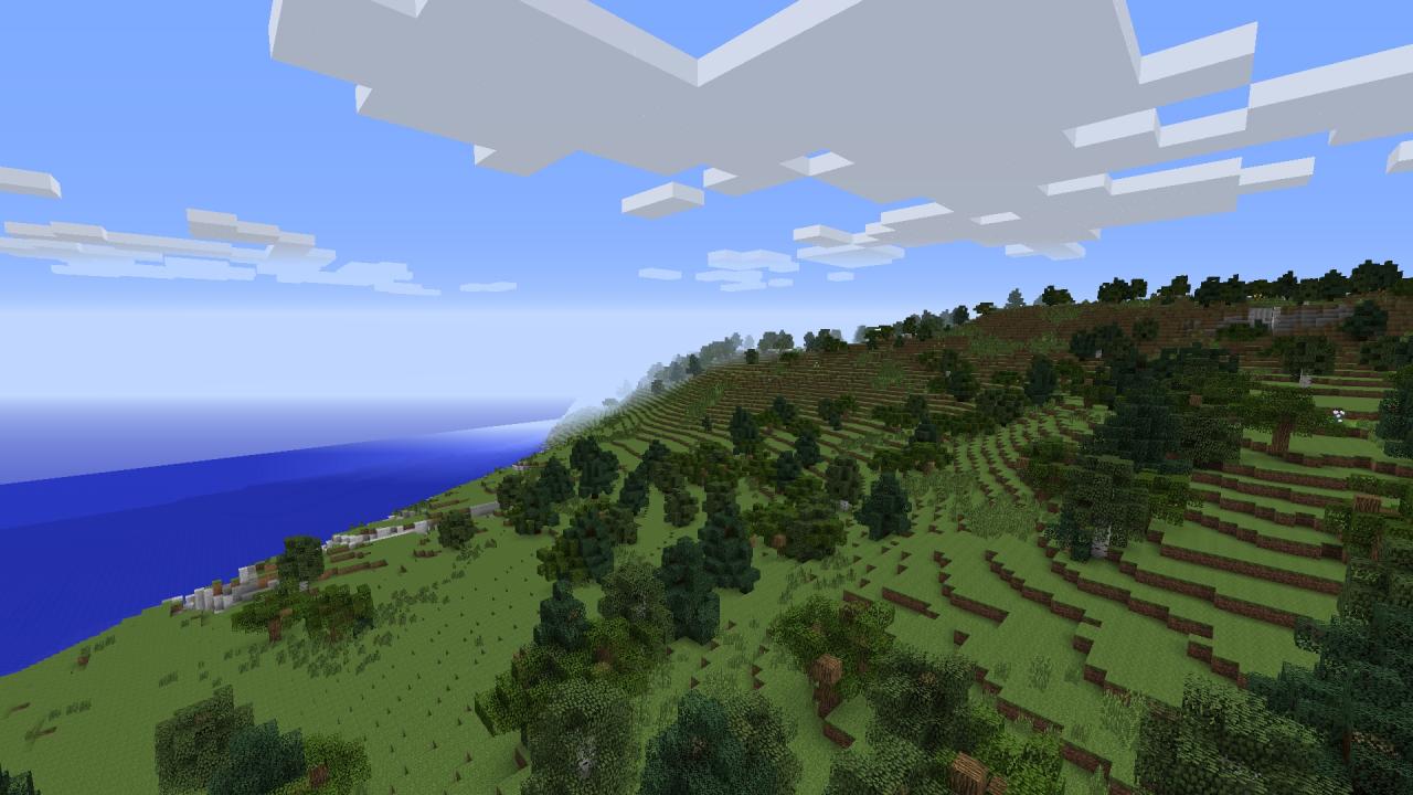 Cliffs of Dover | realistic terrain Minecraft Map
