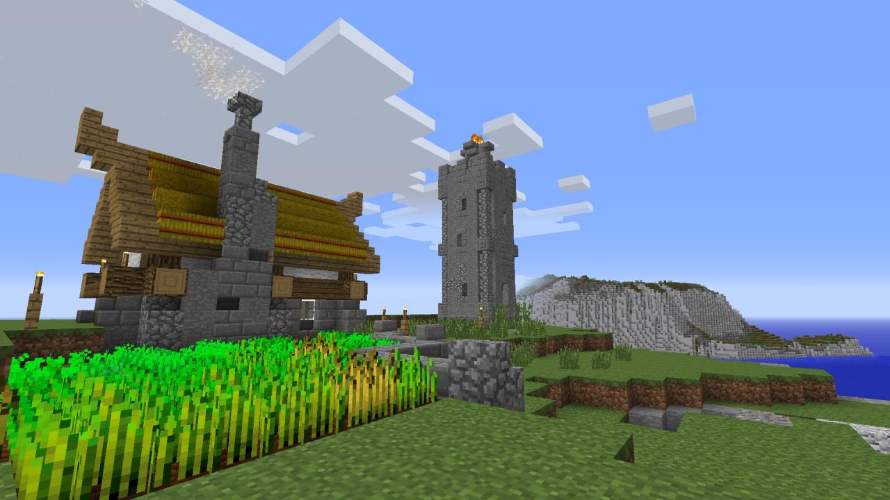 Cliffs of Dover | realistic terrain Minecraft Map