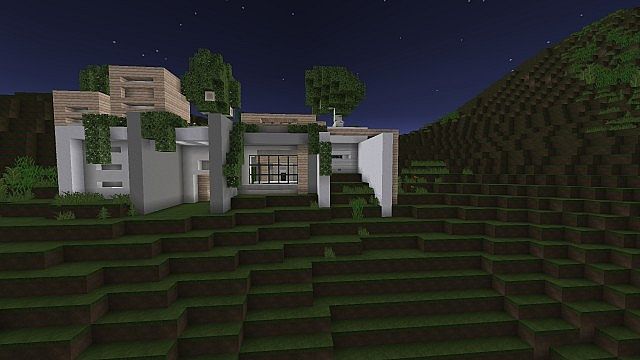 [ Modern House ] White Finished! Minecraft Map