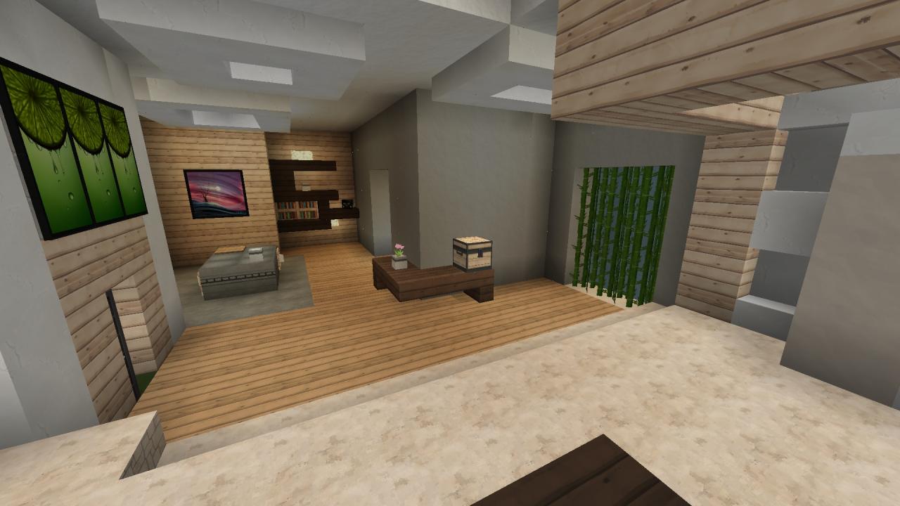[ Modern House ] White Finished! Minecraft Map