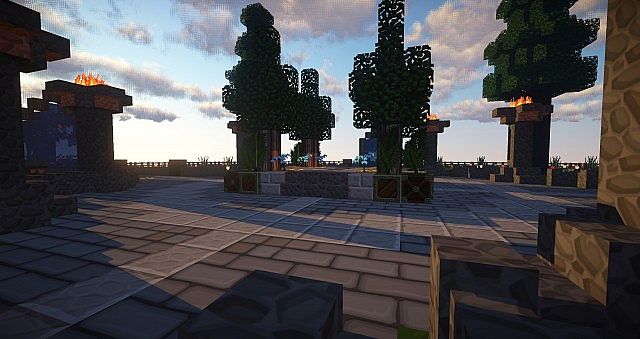 Hub Spawn | Free Download | 4 Portals | Floating Island Minecraft Map