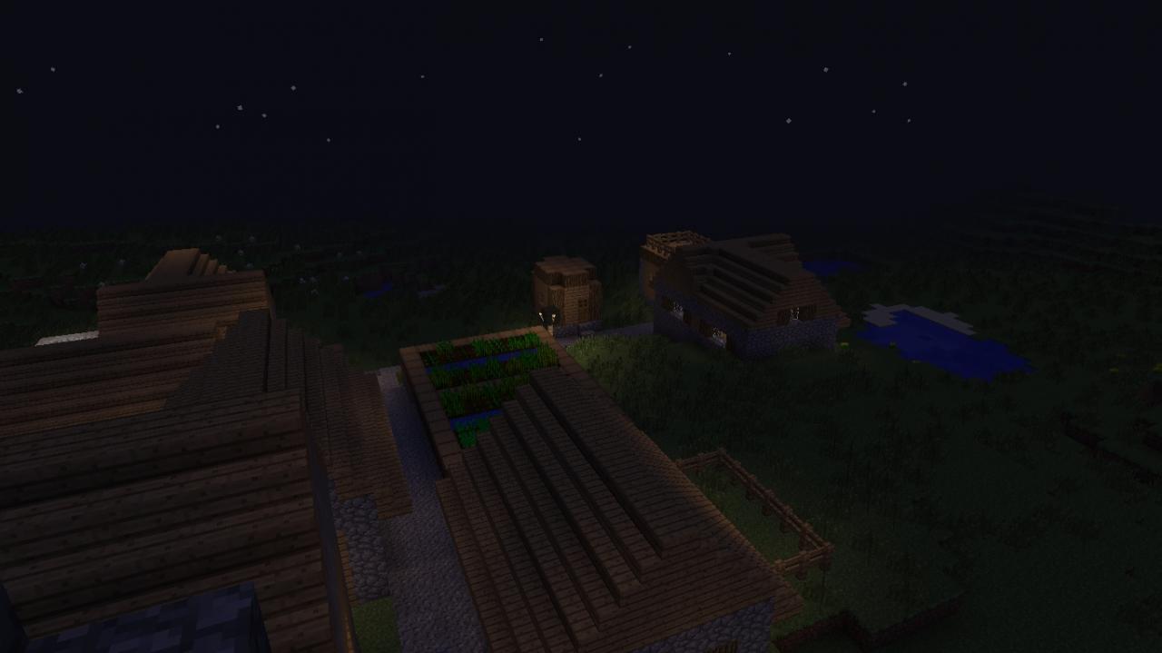 Village Survival Template Minecraft Map