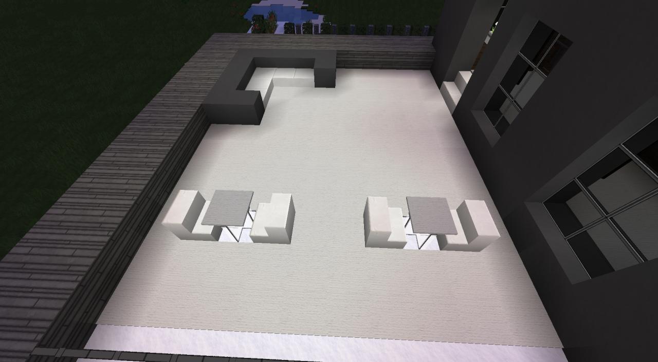 Mirrored-a one person modern home Minecraft Map