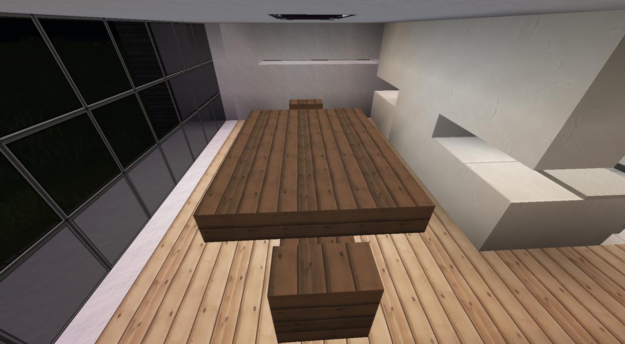 Mirrored-a one person modern home Minecraft Map