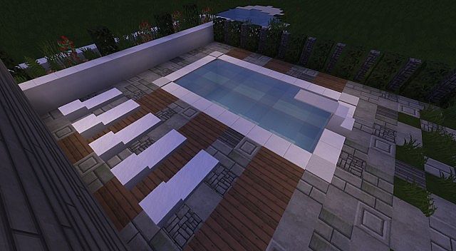 Mirrored-a one person modern home Minecraft Map