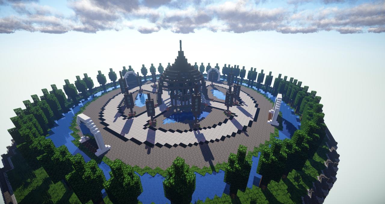 Hub Spawn | Free Download | 4 Portals | Random Circle Minecraft Map