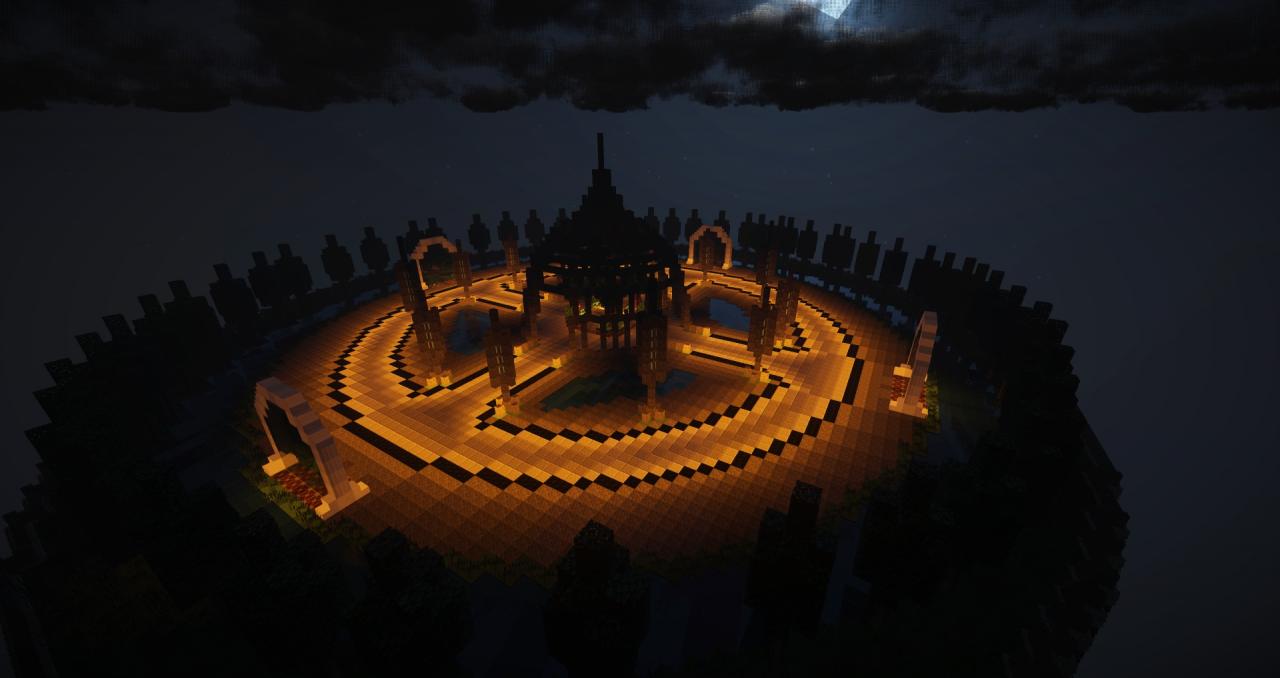 Hub Spawn | Free Download | 4 Portals | Random Circle Minecraft Map