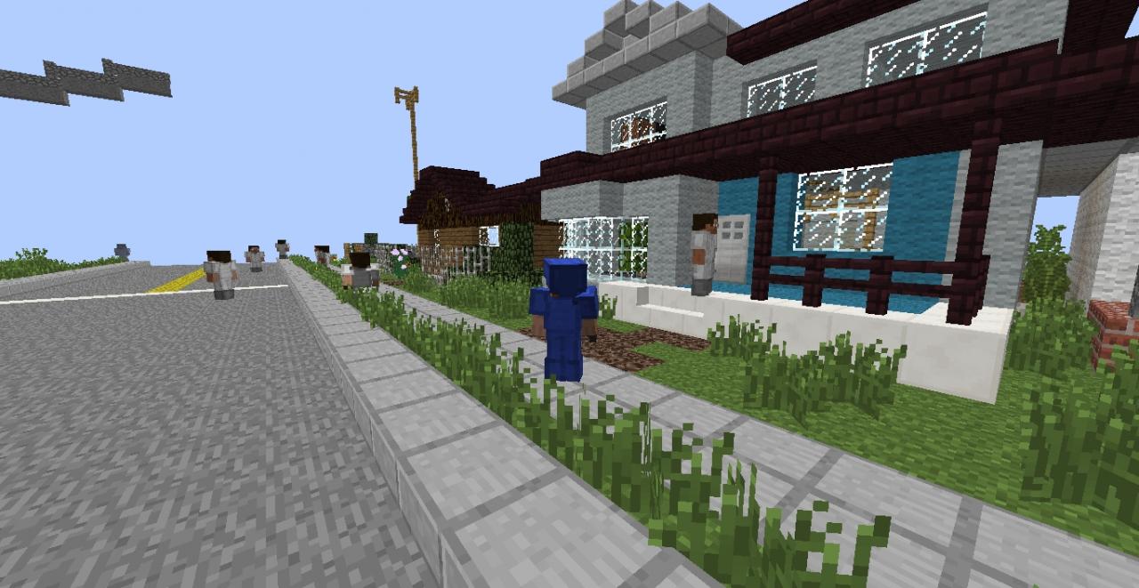 Grand Theft Auto San Andreas (with mods)1.7.2 Minecraft Map