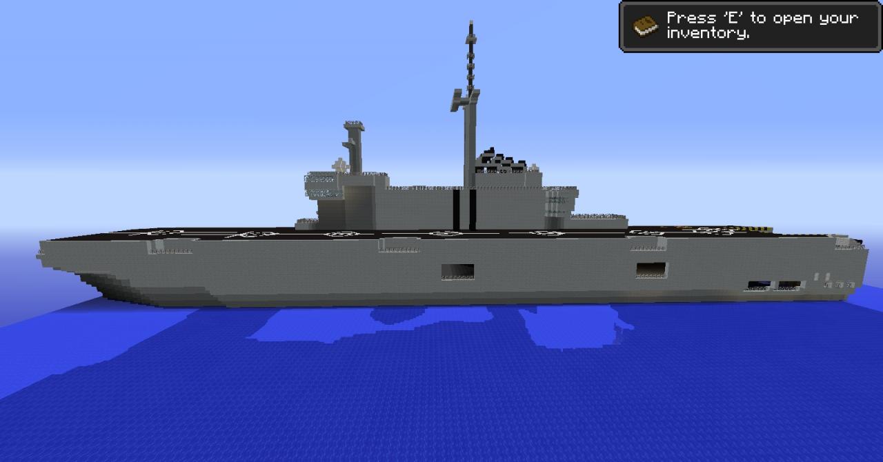 USS Mistral Minecraft Map