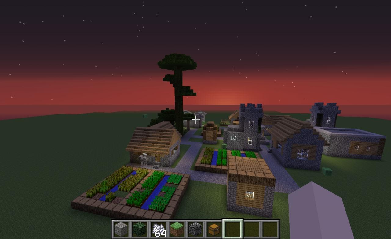 Village Challenge. Minecraft Map