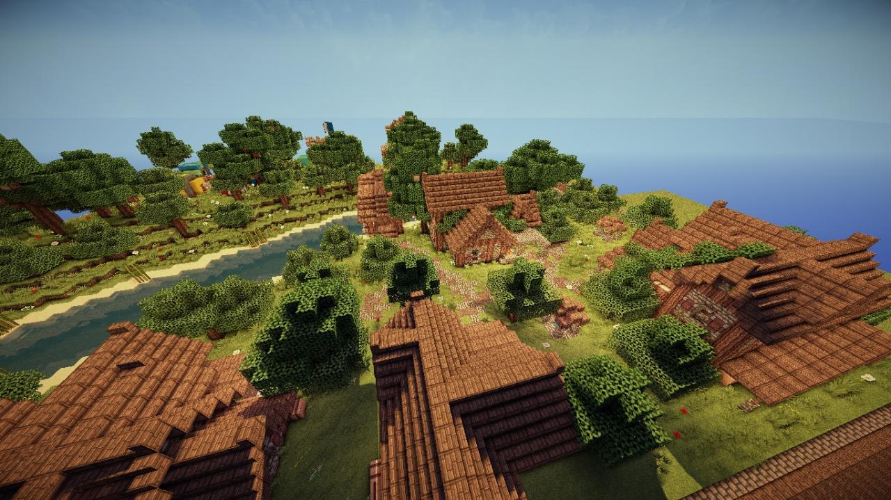 [1.7] Medieval Town - Temes (Schematic) Minecraft Map