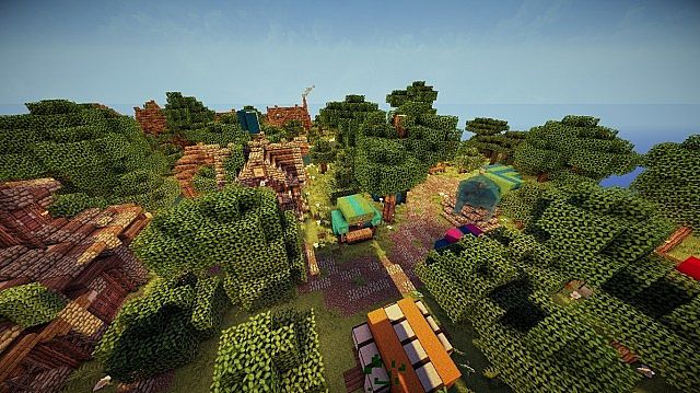 [1.7] Medieval Town - Temes (Schematic) Minecraft Map