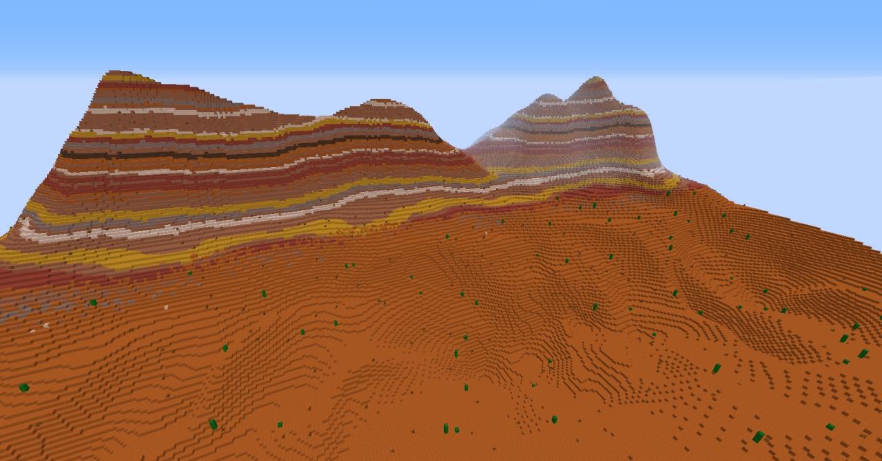 Canyon Terrain Minecraft Map