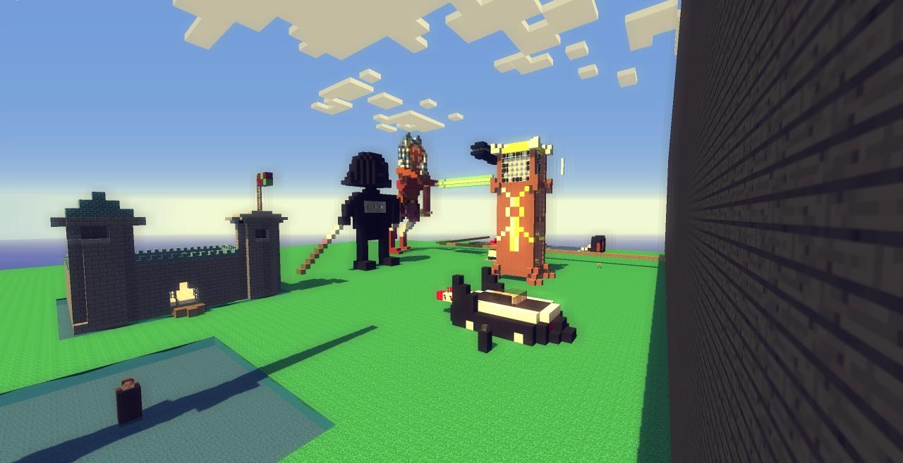 Random Creative Builds Minecraft Map