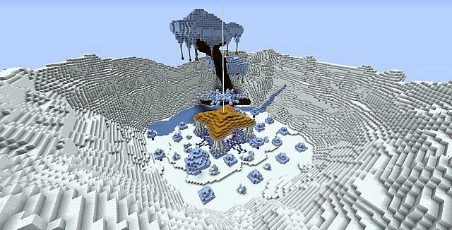 Small Snow Spawn Minecraft Map