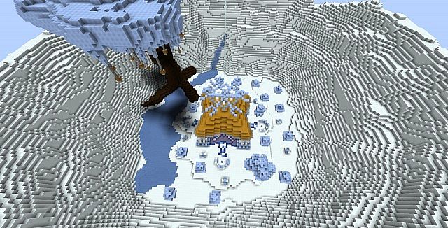 Small Snow Spawn Minecraft Map