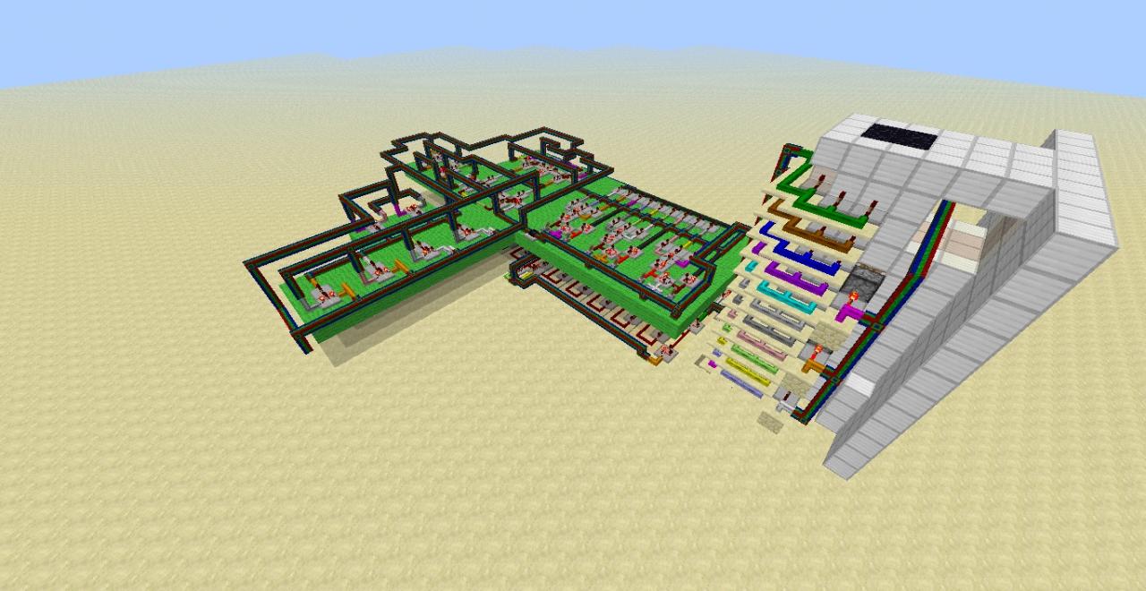 Multi-Floor Redlogic Elevator Minecraft Map