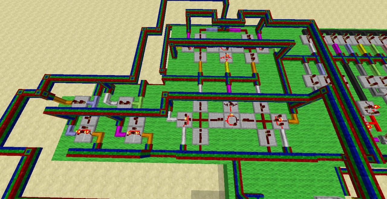 Multi-Floor Redlogic Elevator Minecraft Map