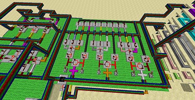Multi-Floor Redlogic Elevator Minecraft Map