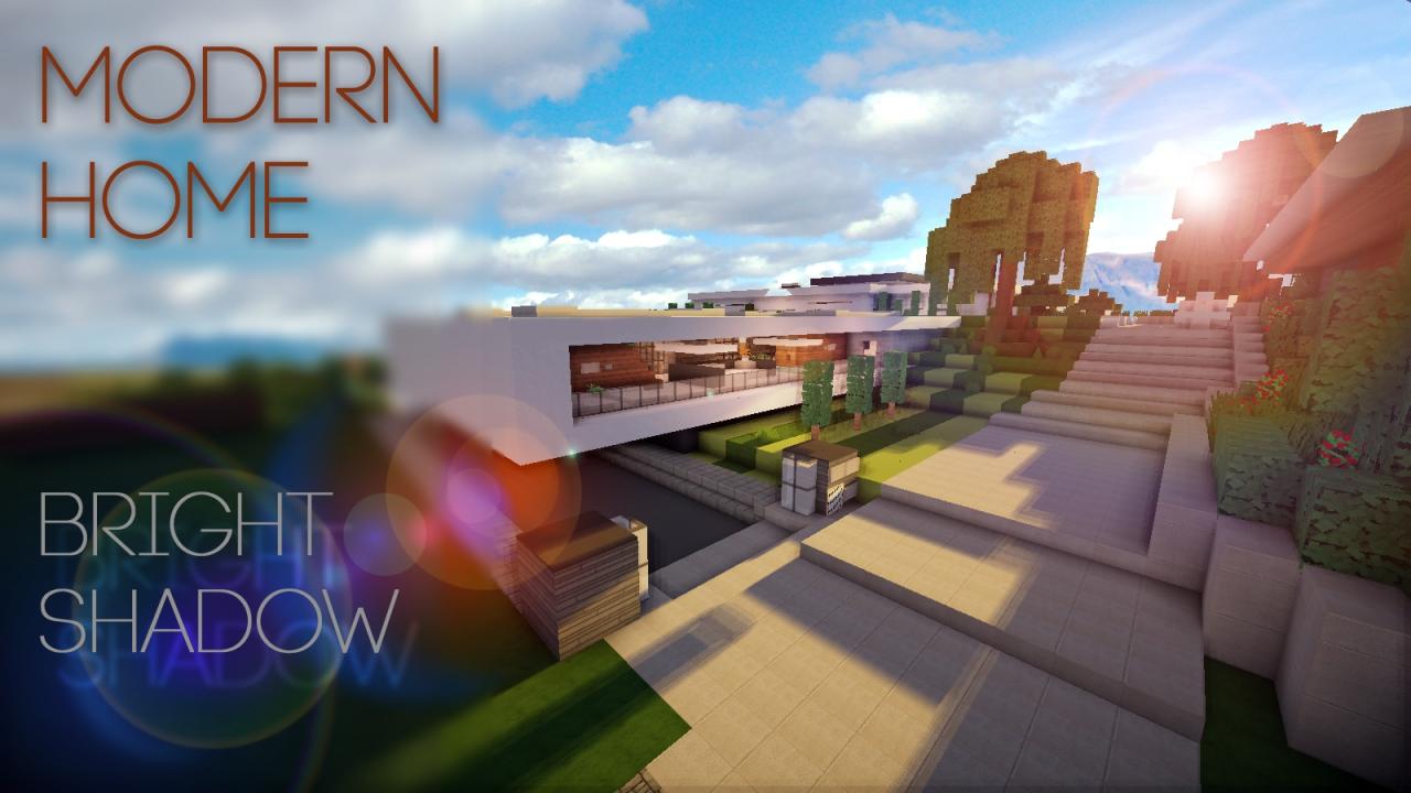 Modern Home-Bright Shadow Minecraft Map